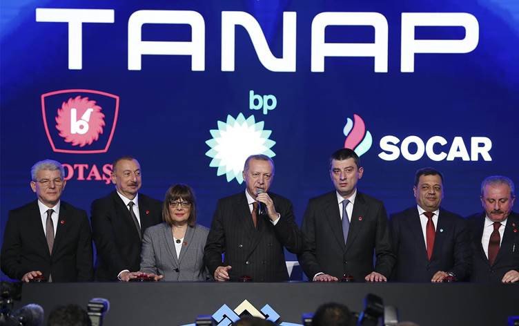European connection of Trans Anatolian Natural Gas Pipeline Project ...